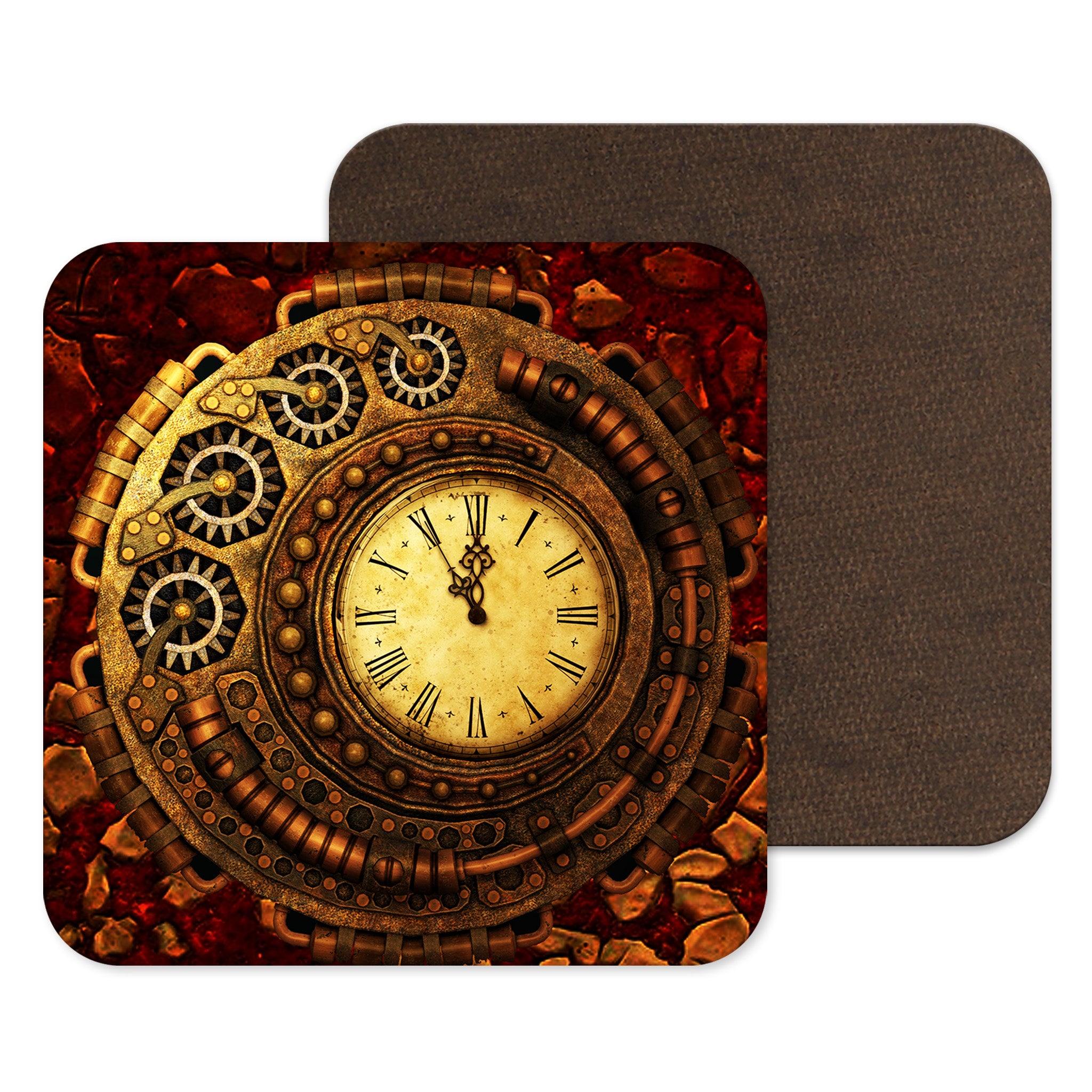 Steampunk Watch Clock Coaster - Steampunk Collection – Kitsch Republic